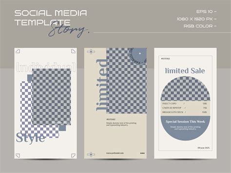 Minimalist Fashion Design For Social Media Story Template Vector Art At Vecteezy