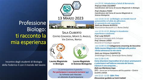 Orientamento Il Biologo Nel Contesto Aziendale Dipartimento Di