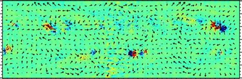 A Synoptic Map Of Subsurface Flows At A Depth Of 2 Mm Arrows For
