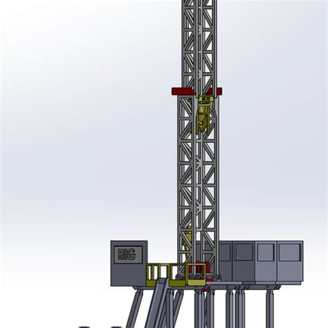 🛢️ Oil And Gas Driiling Rig Drilling・ Stl File For ・cults