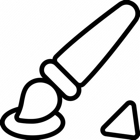 Paint Brush Tool Painting Blob Icon Download On Iconfinder