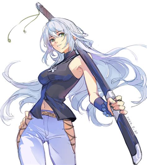 Shizuna Rem Misurugi Eiyuu Densetsu And More Drawn By Feng You Danbooru