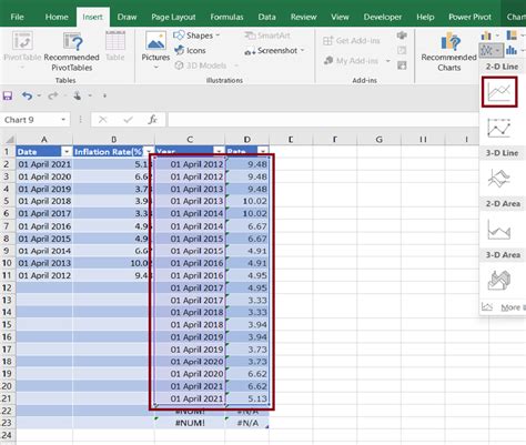 How To Create An Excel Step Chart Formula Using The Small Function