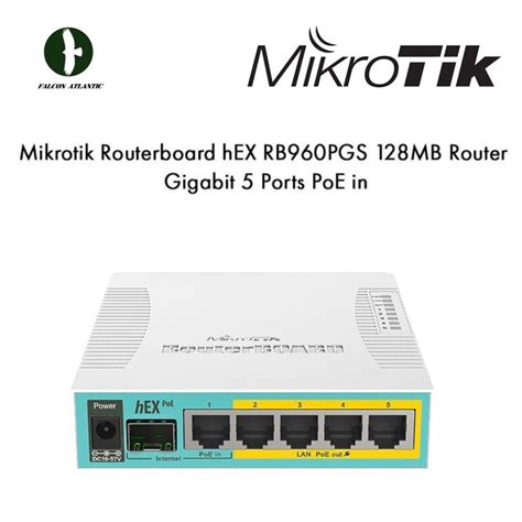 Mikrotik Routerboard Hex Poe Rb960pgs 5 Port Gigabit Ethernet Router Qqf2 Shopee Thailand
