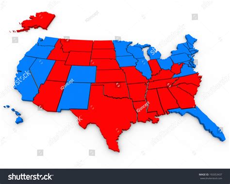Red States And Blue States Map 2025