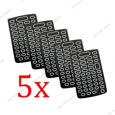 New 5pcs Keyboard 47 Keys Overlay Replacement For Motorola Zebra Mc3300 Scanner Ebay