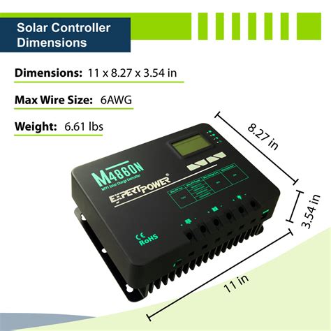 60a mppt solar charge controller with bluetooth function expertpower