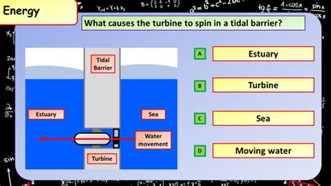 £1 Only Ks4 Aqa Gcse Physics Science Energy Multiple Choice Revision Questions Teaching