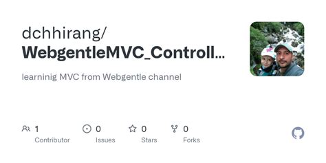Github Dchhirang Webgentlemvc Controllerex Learninig Mvc From