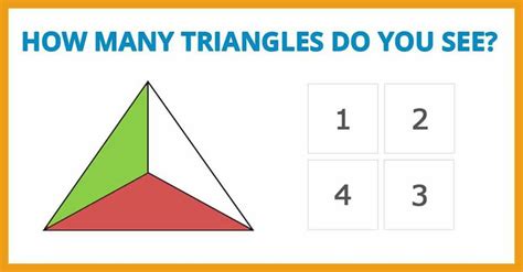 The math challenger & puzzles: How many triangles do you see..?