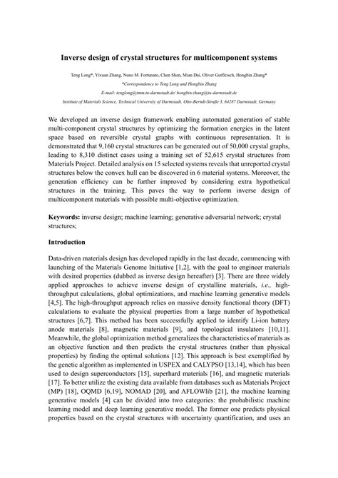 pdf inverse design of crystal structures for multicomponent systems
