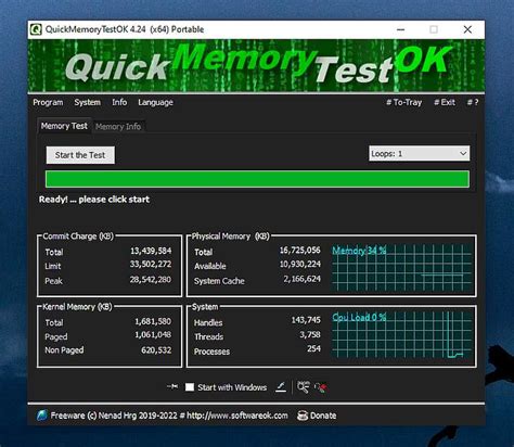 FREE EDITION A Bunch Of Free RAM Testing Tools Most Called MemTest AskWoody