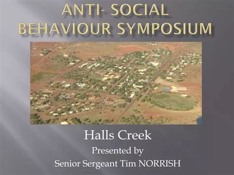 Ppt Anti Social Behaviour Symposium Powerpoint Presentation Free