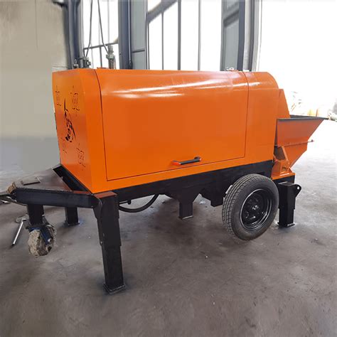 20m H Diesel Engine Concrete Trailer Pumps Small Concrete Pump Mini Pumpcrete Machine Concrete