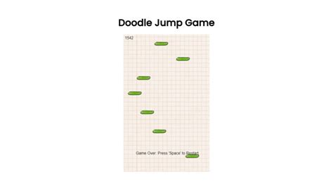 doodle jump game using html css and javascript with source code