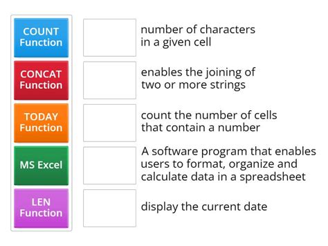 Excel Function Match Up