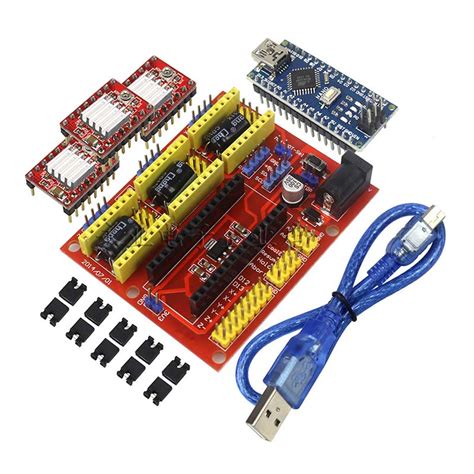 Шилд Cnc для ардуино уно Сборка и настройка Arduino Uno и Cnc Sheild V3 просто о сложном на