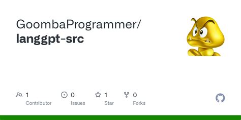 Github Goombaprogrammer Langgpt Src