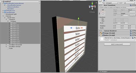 Augmented Reality Unity MRTK HoloLens Modify Collider Of D Buttons So The Cursor Gets