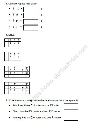 Cbse Class 2 Maths Practice Worksheet Set 11