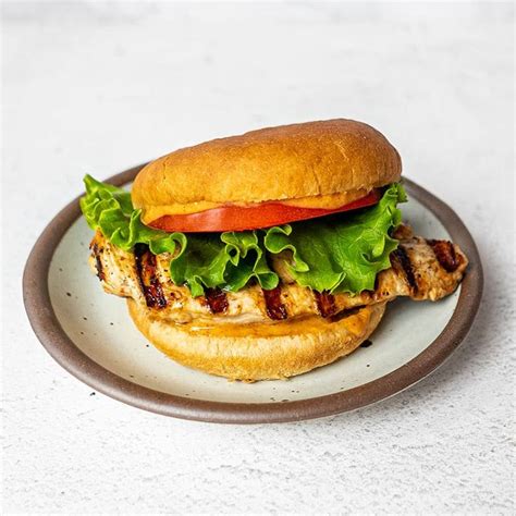 Grilled Chicken Sandwich With Smoky Honey Mustard Recipes Ww Usa