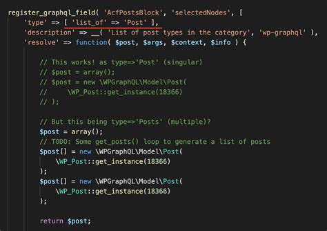 Wordpress Listof Posts In Wpgraphql Stack Overflow