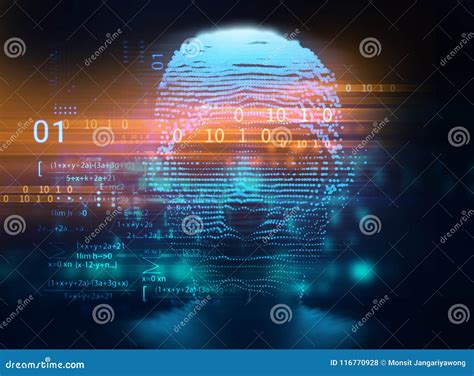 blue digital cyber hacker 3d illustration stock illustration illustration of protection blue