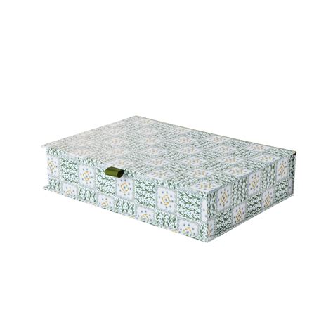 Jester Yellow A4 Box File Nina Campbell