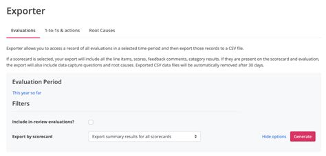 using the data exporter puzzel help centre