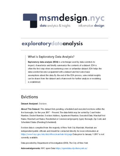 Ins 002 Exploratory Data Analysis By David White Evictions Nyc