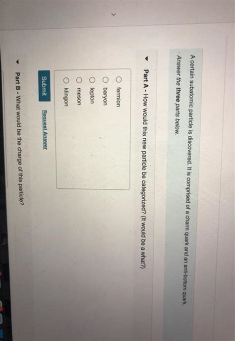 Solved A Certain Subatomic Particle Is Discovered It Is Chegg Com