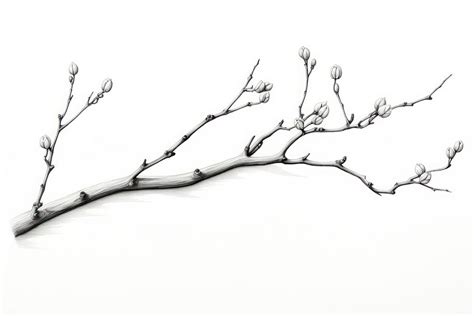 Twig Drawing Sketch Plant Ai Premium Photo Illustration Rawpixel