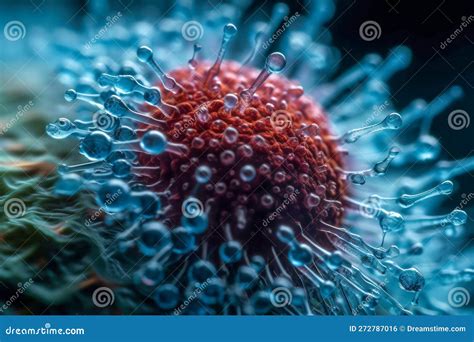 Abstract Cell Health Science Illustration Virus Abstract Background In
