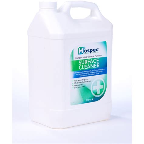 Hospec Surface Cleaner 5 Litre Lemon X 1 Medisave Uk