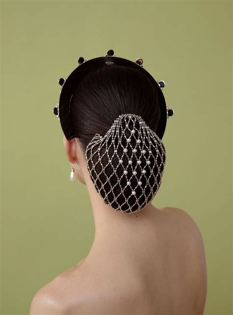 Imperial Snood With Pearls Hair Styles Hair Snood Hair Jewelry