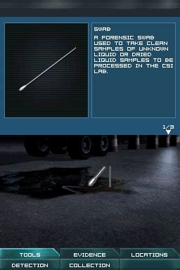 Screenshot Of CSI Crime Scene Investigation Dark Motives Nintendo DS 2004 MobyGames