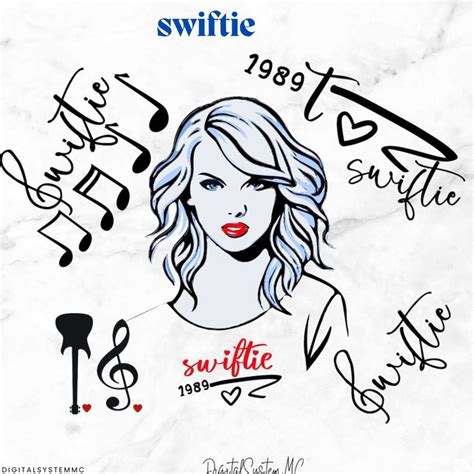 Swiftie Svg Bundle Swiftie Png 1989 Svg Swiftie Est 1989 Svg Cute Swiftie Svg Silhouette