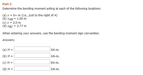 Solved Sum The Forces In The Y Direction To Calculate Ay