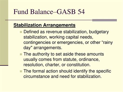 PPT GASB Statement No 54 PowerPoint Presentation Free Download ID 3226860