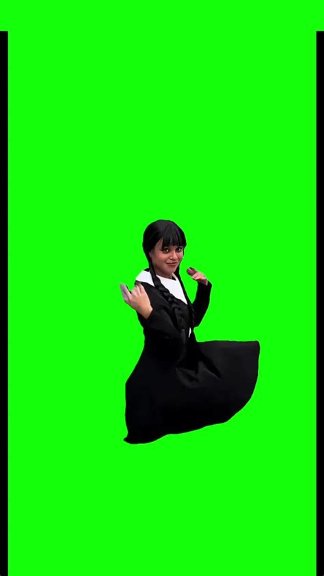 Wednesday Dancing Meme Green Screen Video Download Mp4