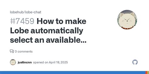 How To Make Lobe Automatically Select An Available Embedding Model From