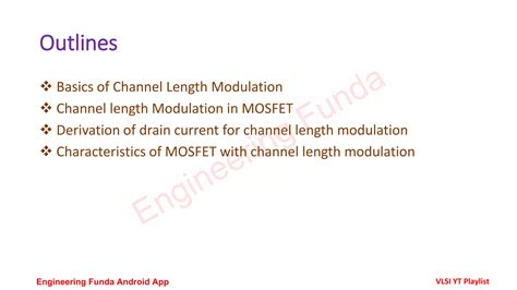 Channel Length Modulation PDF