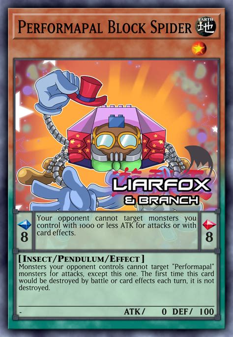 Performapal Block Spider By Thefoxthatlies On Deviantart