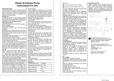 View Our Elasto Q™ Accurate Medication Delivery Pump Btc