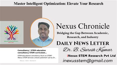 Master Intelligent Optimization Elevate Your Research Suresh Kumar