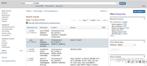 科研帖 Ncbi网站基础操作 知乎