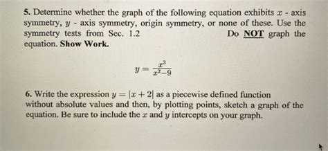 Solved Determine Whether The Graph Of The Following Chegg