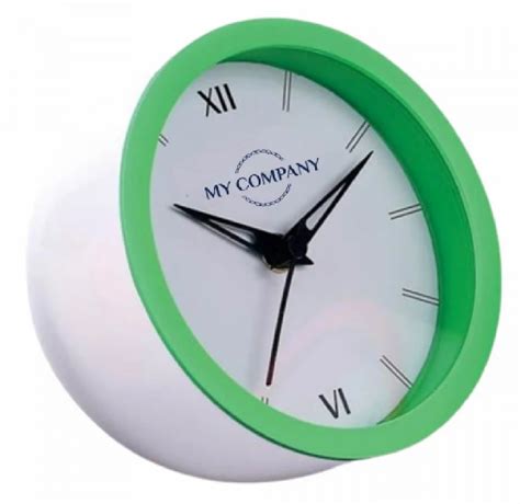 Plastic Table Clock With Fluorescent Ring Shape Round At ₹ 125piece