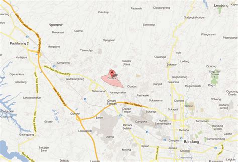 Cimahi Map Indonesia