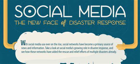 Infographic How Social Media Can Save Lives In A Disaster